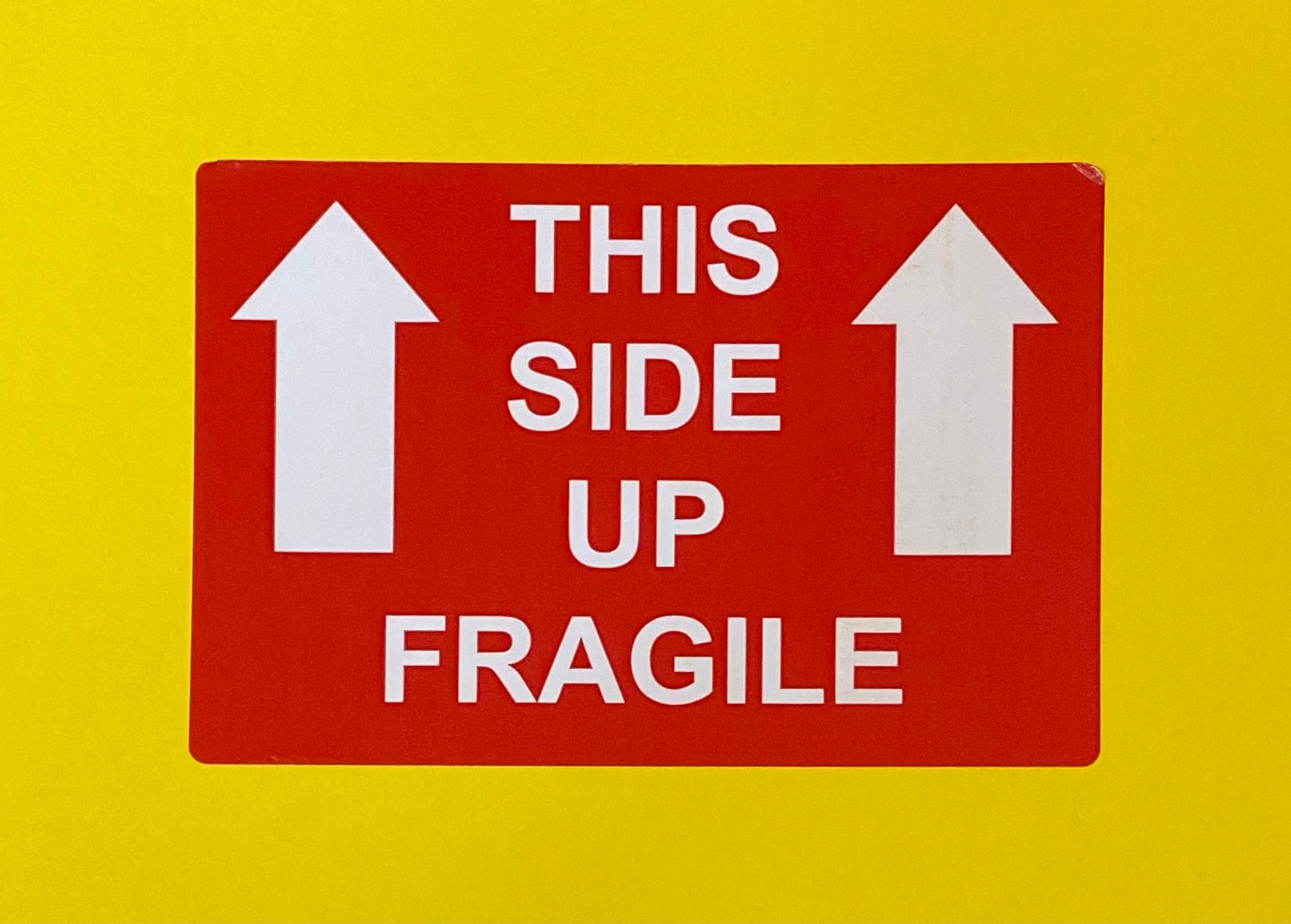 This Side Up Label Printable Fragile Warning Stickers This Side Up